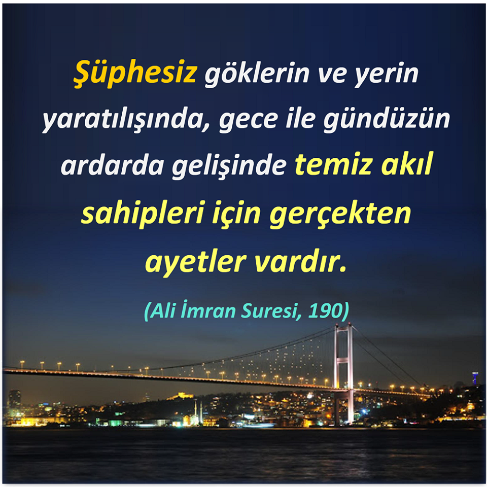 Âli İmrân Suresi 190. Ayet Meali, Âli İmrân 190, 3:190