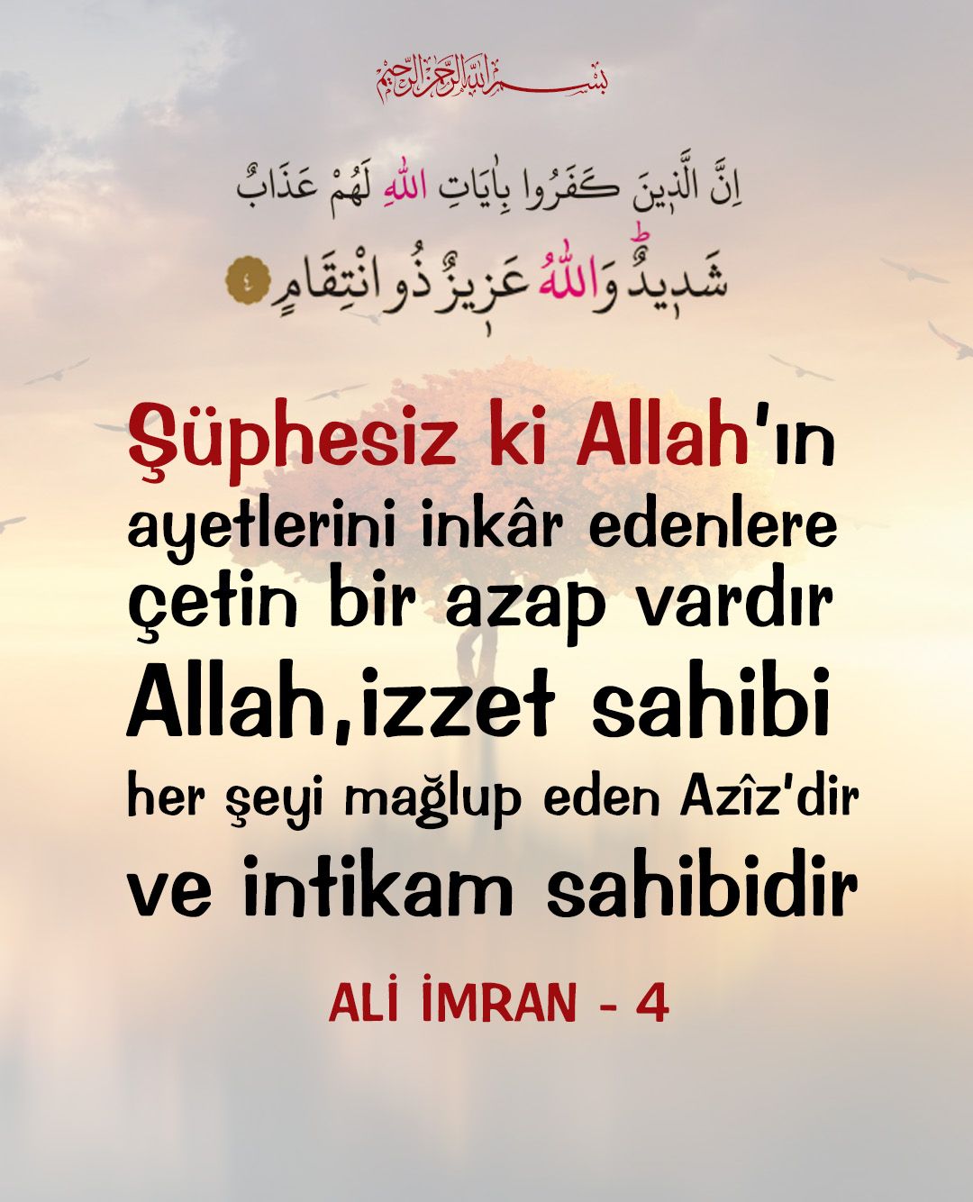Âli İmrân Suresi 4. Ayet Meali, Âli İmrân 4, 3:4