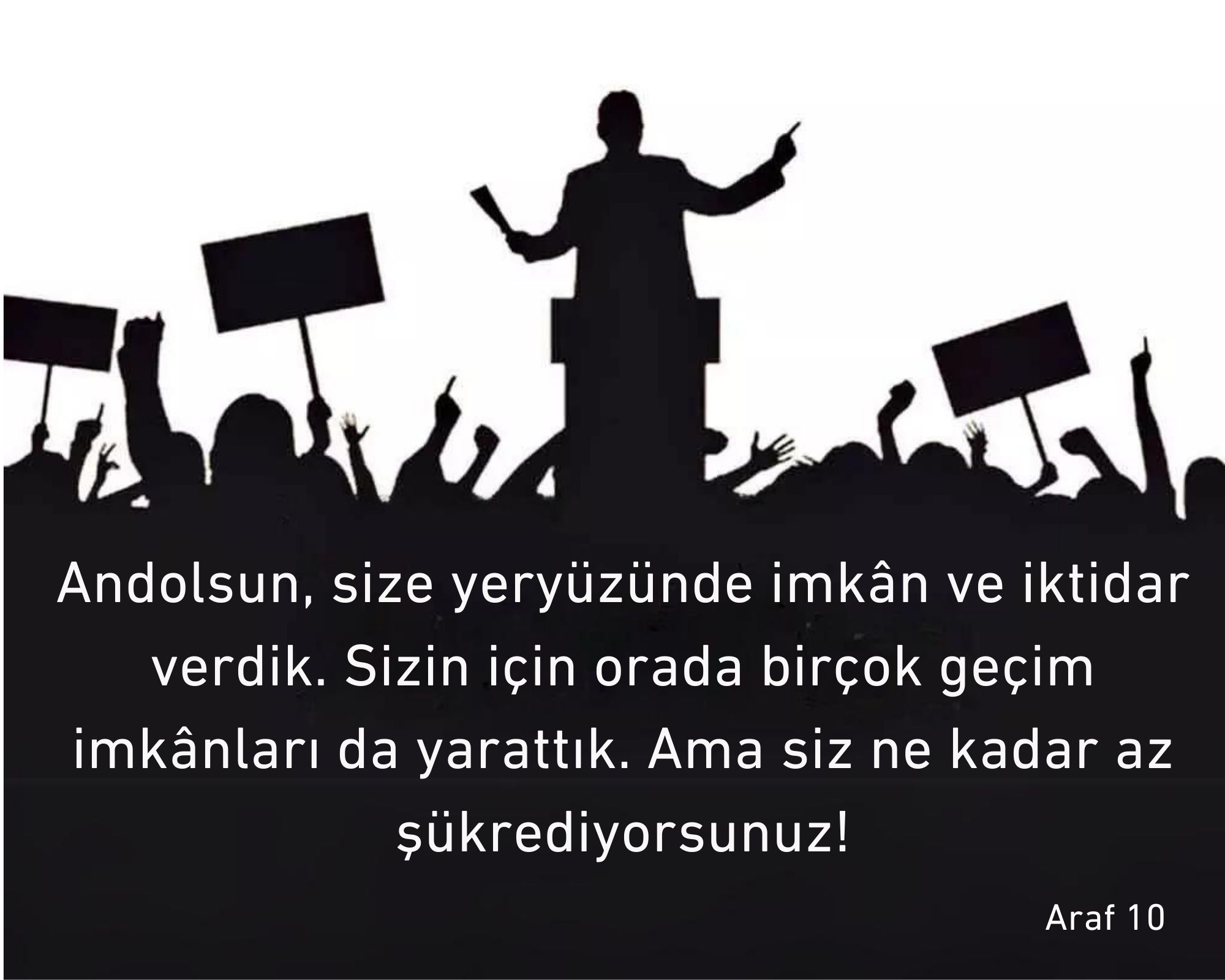 Araf Suresi 10. Ayet Meali, Araf 10, 7:10