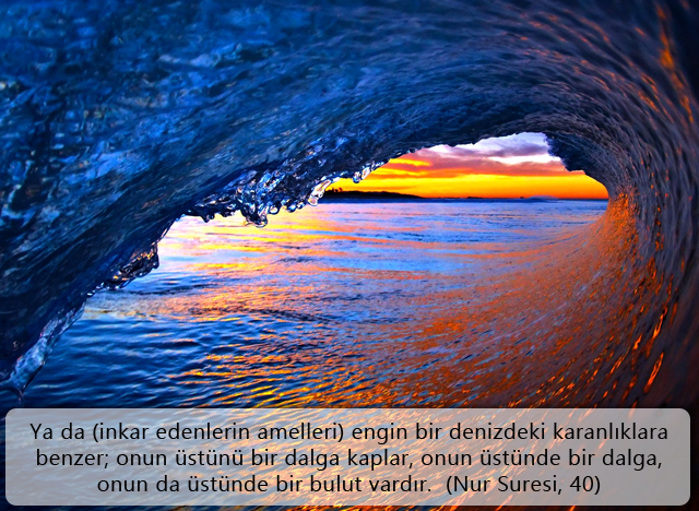 Nûr Suresi 40. Ayet Meali, Nûr 40, 24:40